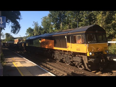 Colas Rail Freight 66849 Through Kearsney With An Engineers Service 21 ...