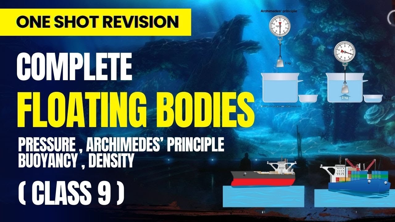 FLOATING BODIES FULL CHAPTER I CLASS 9TH SCIENCE I BY GOURAV SIR - YouTube