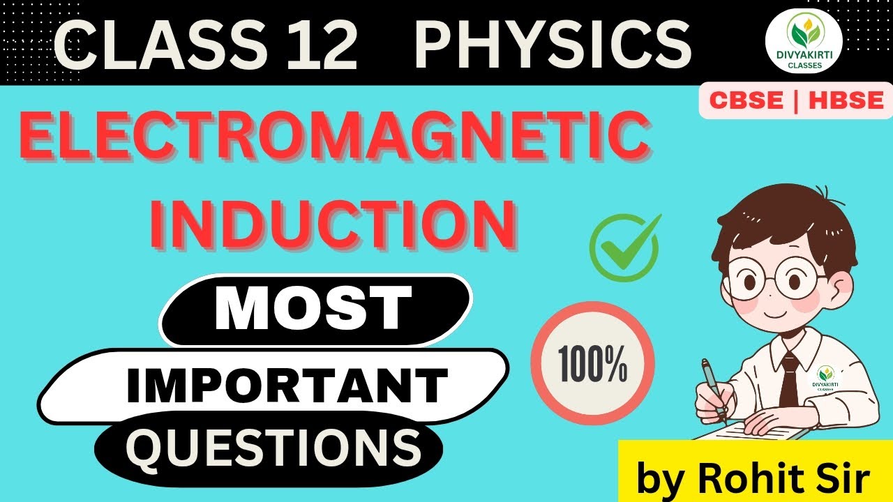 Electromagnetic induction|Class 12th| Physics| Most important questions ...