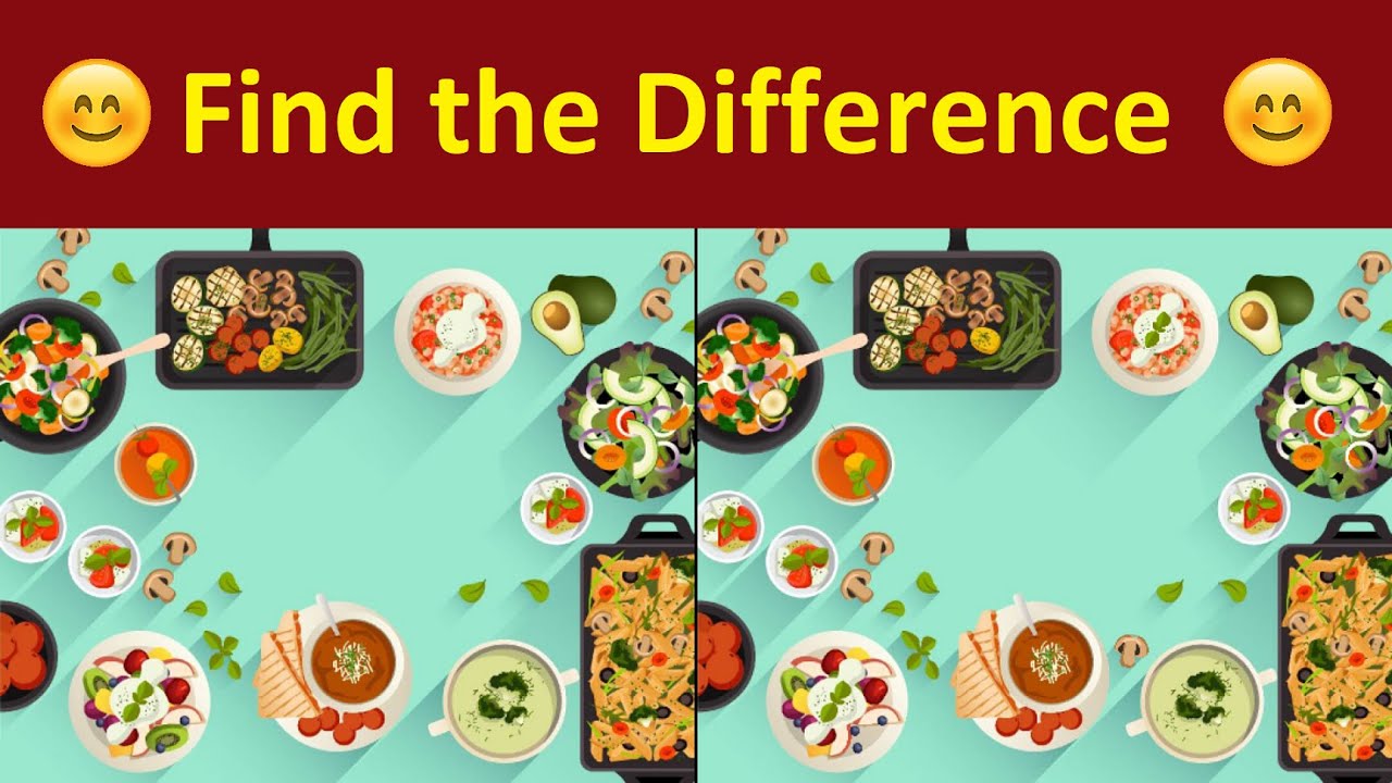 Find the Difference (Easy) : Puzzle 16 - YouTube