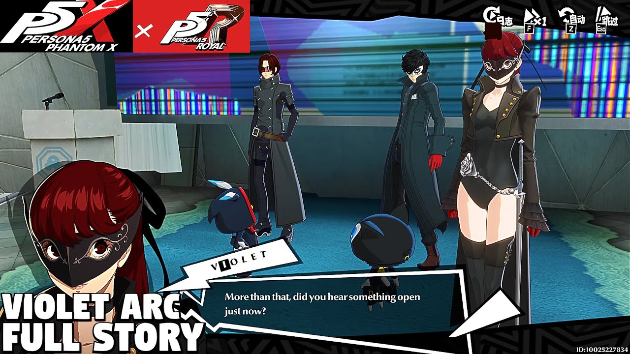 Persona 5 The Phantom X - Persona 5 Royal Violet Arc FULL STORY [P5 ...