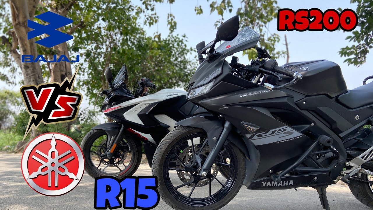 BAJAJ RS 200 VS YAMAHA R15-S V-3 :Detailed COMPARISON - YouTube