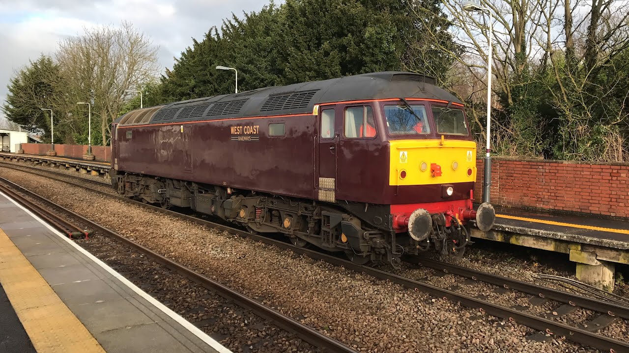 All the 12’s! 57012 West Coast Railways light loco 11:12 running 12 ...