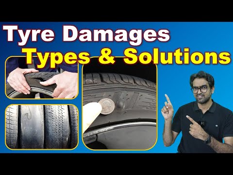 Types of Tyre Damages & Soutions | What are the different types of tyre ...