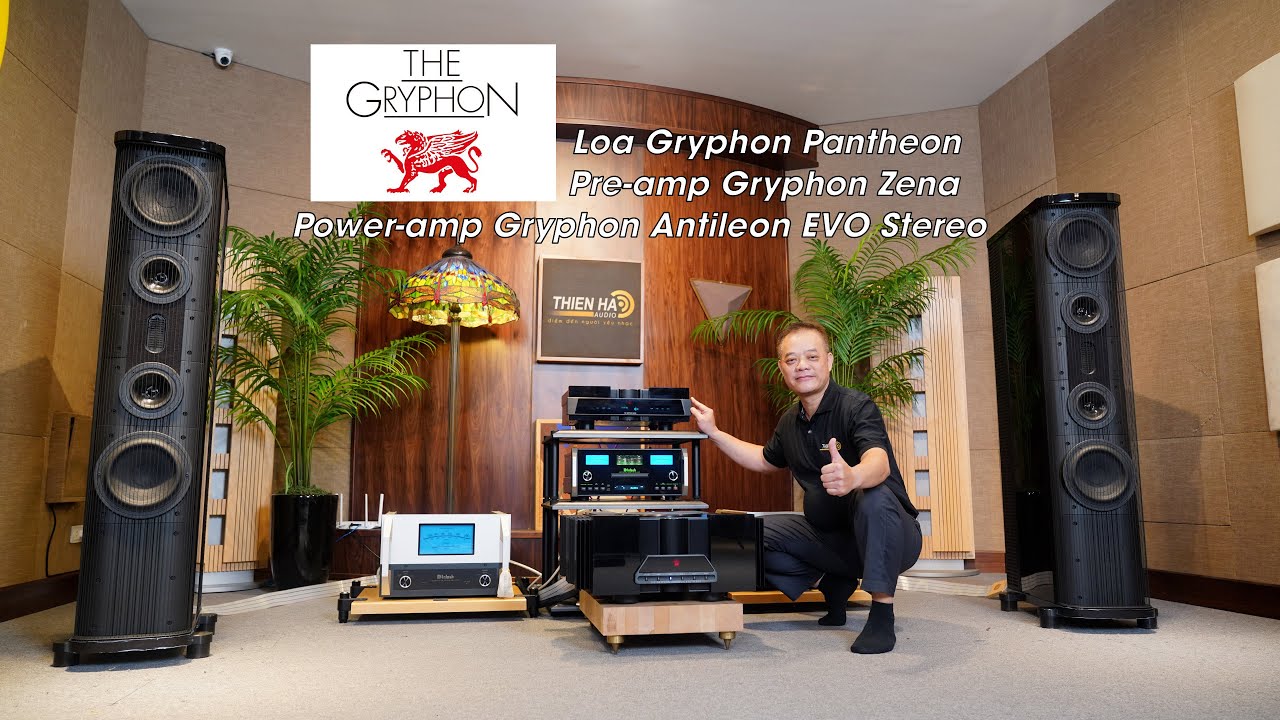 Loa Gryphon Pantheon + Power Gryphon Antileon EVO Stereo + Gryphon Zena ...