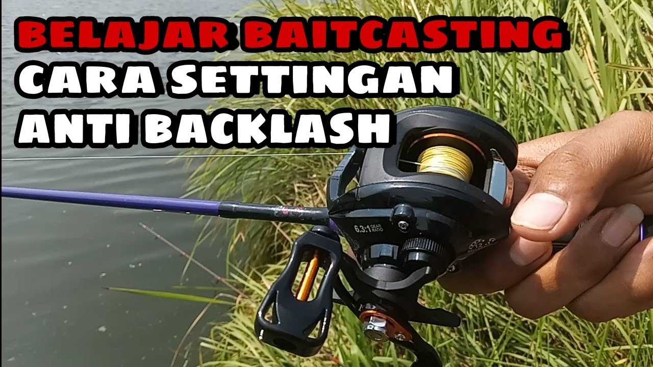 Tutorial cara menggunakan reel baitcasting dan mengenal fungsi2nya - YouTube