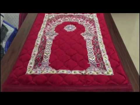 Mosque luxury sponge padded prayer mats - YouTube