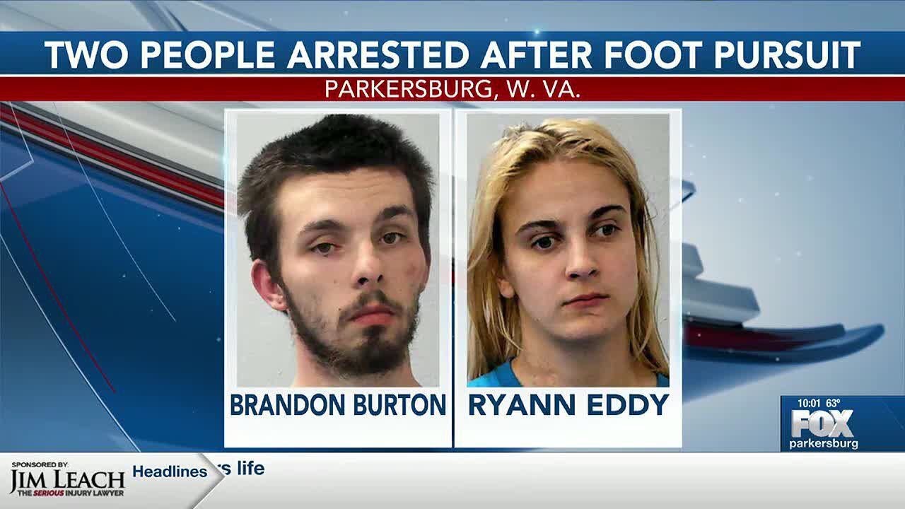 Two People arrested after Foot/Vehicle pursuit - YouTube