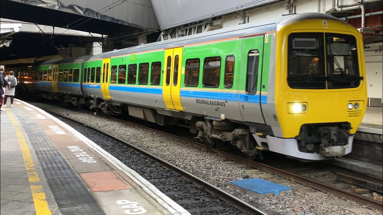 323221 + 323242 West Midland Trains leaving Birmingham New Street ...