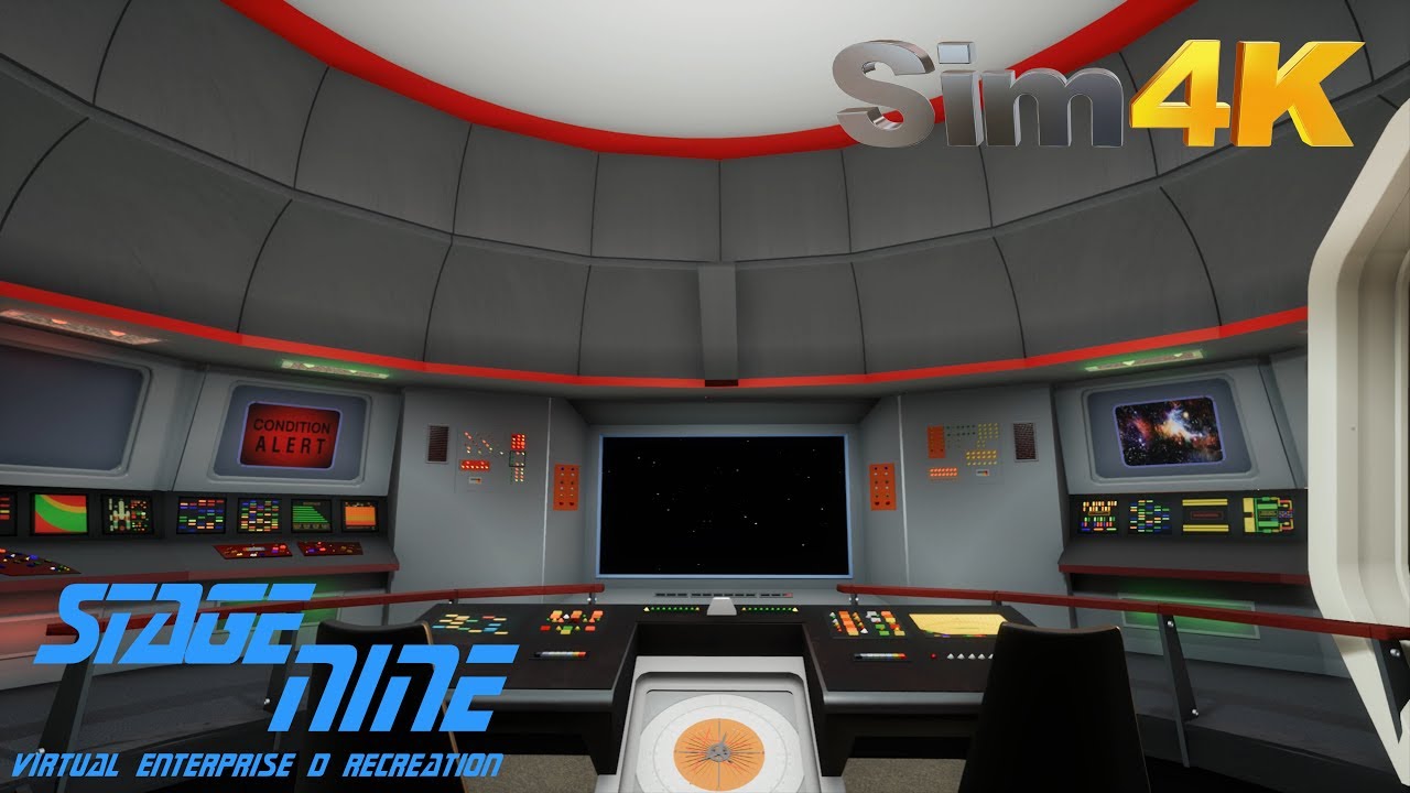 Captain Kirk to the Bridge - Enterprise tour 1 - 4K - YouTube