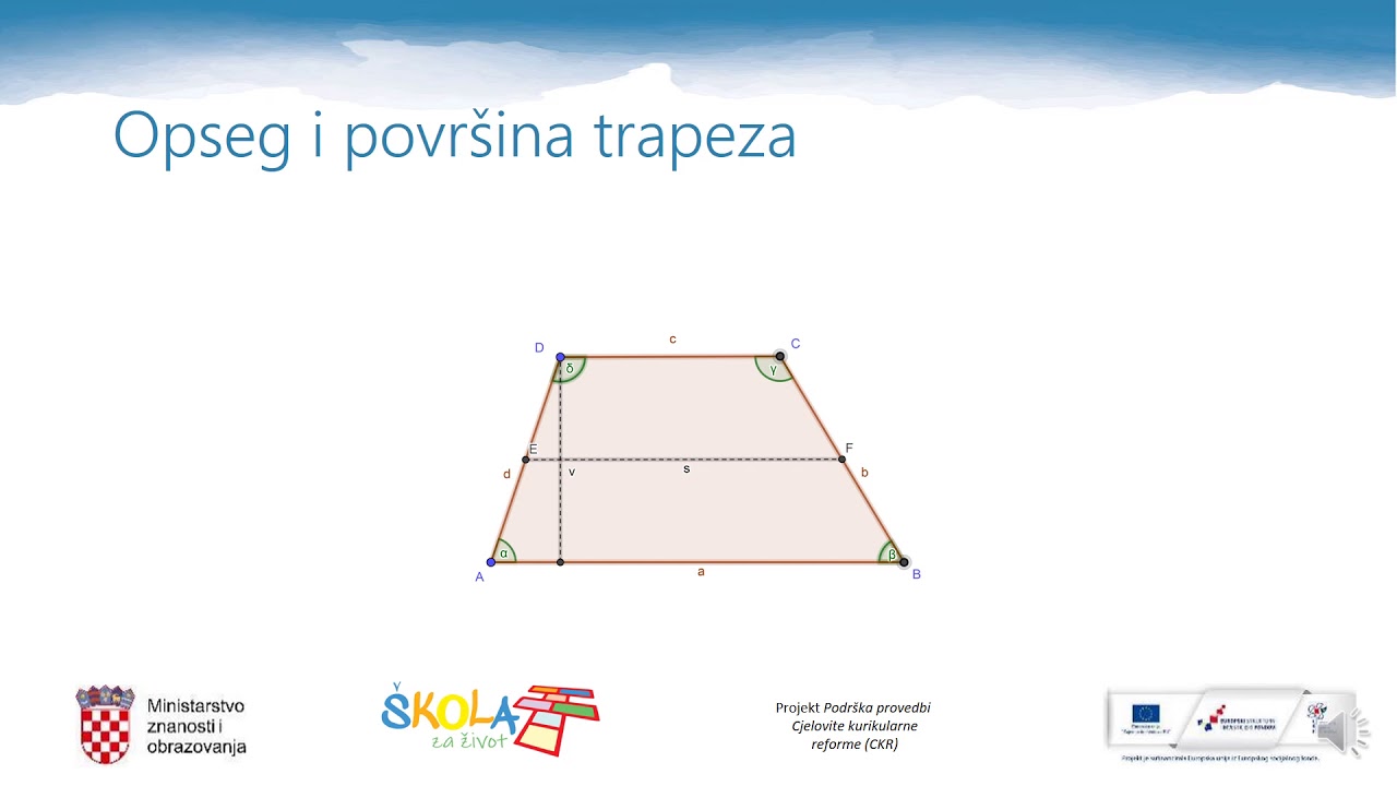 Matematika 6. r. OŠ - Trapez - YouTube