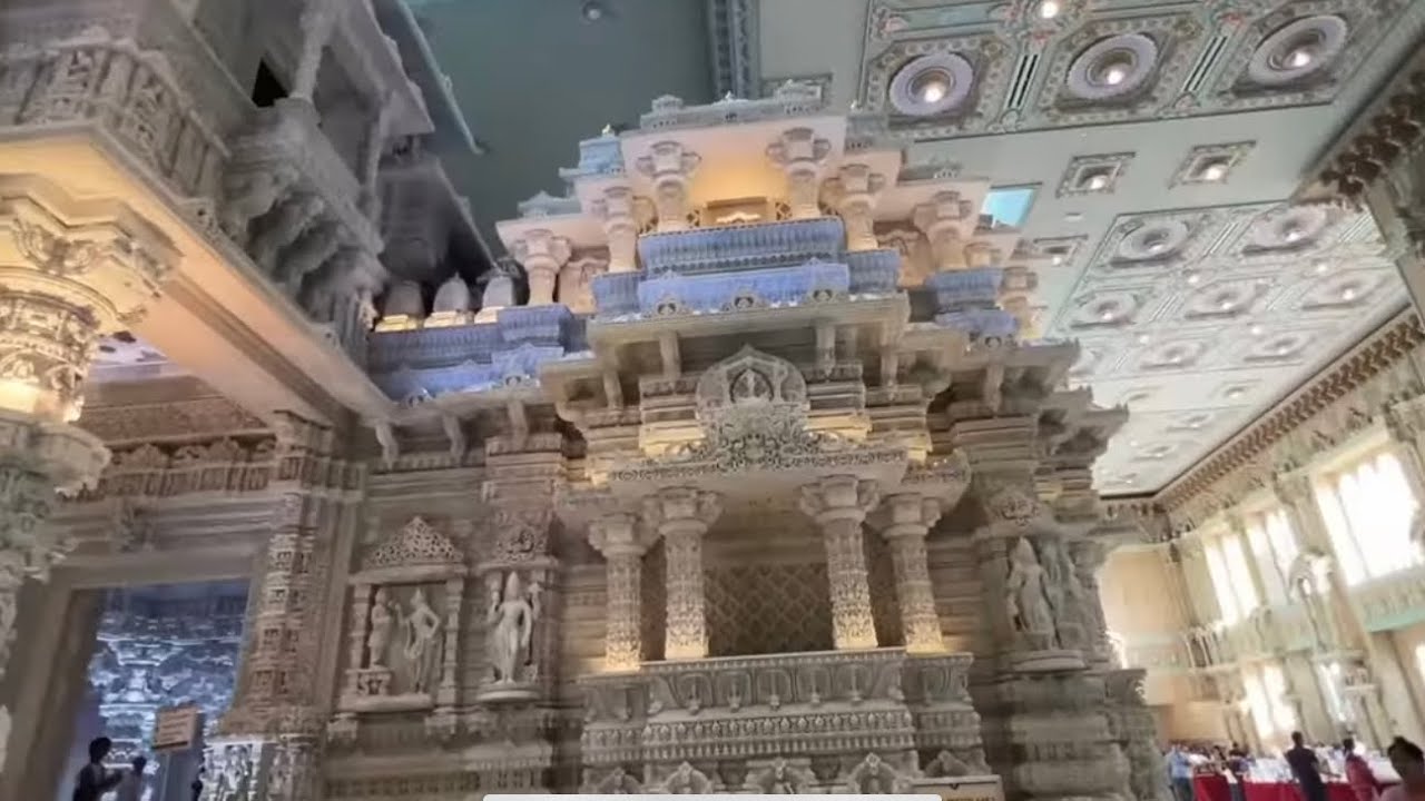 Beautiful & Largest BAPS Temple in USA - YouTube