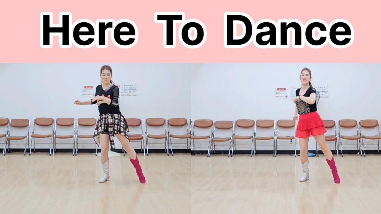 Here To Dance Line Dance (Demo) - YouTube