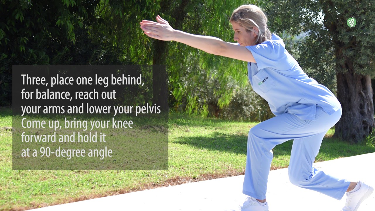 Moves for pelvic alignment - YouTube