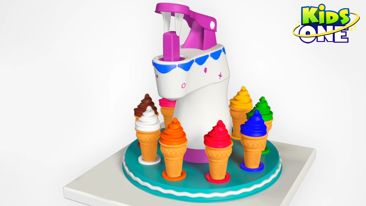 Learn Colours with Ice Cream Vending Machine | Teach Colors for Kids ...