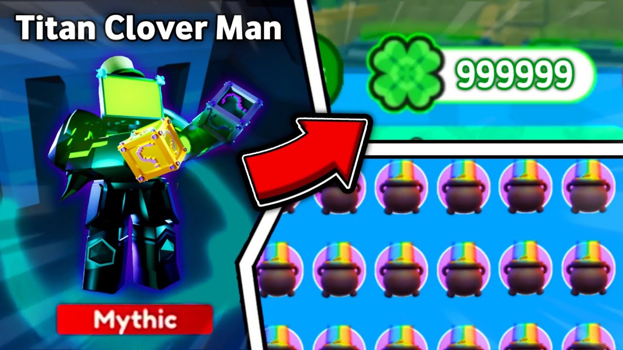 OMG!😳 New Clever GLITCH for Titan Clover Man!!🍀Toilet Tower Defense ...