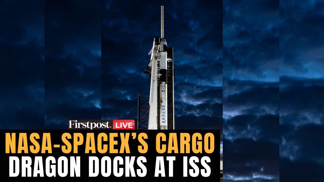 NASA LIVE: NASA SpaceX CRS 33 Rendezvous and Docking at ISS | N18G ...