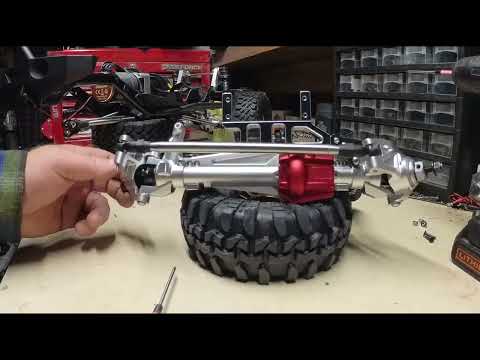 Axial SCX6 S O A Mount install on Injora Axle - YouTube
