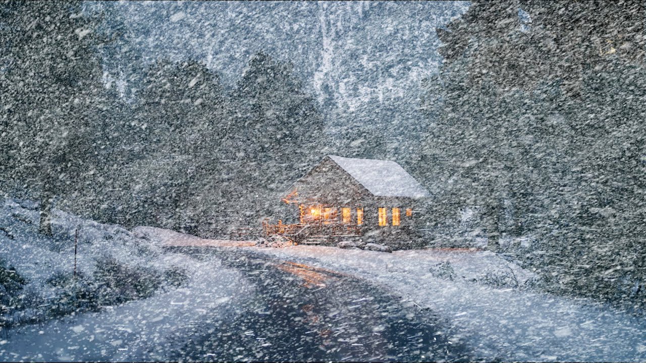 Find Your Inner Peace: Soothing Sounds of a Raging Blizzard & Howling ...