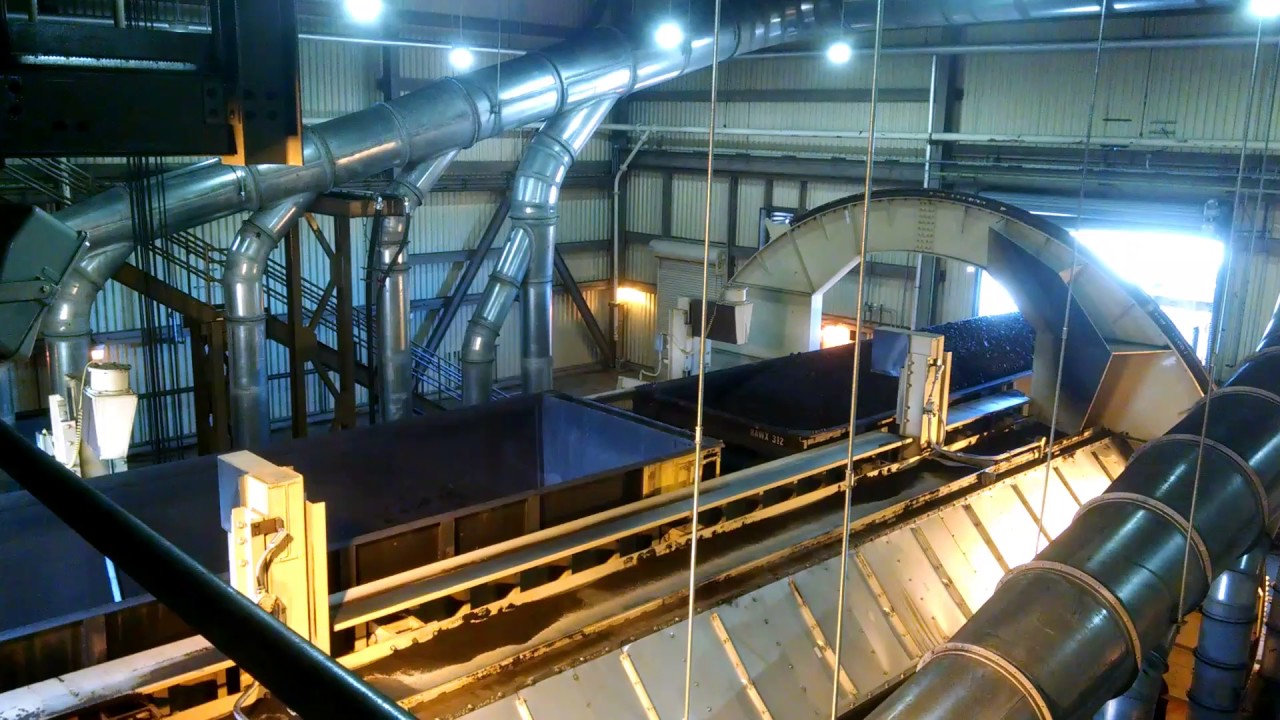 rotary coal dump - YouTube