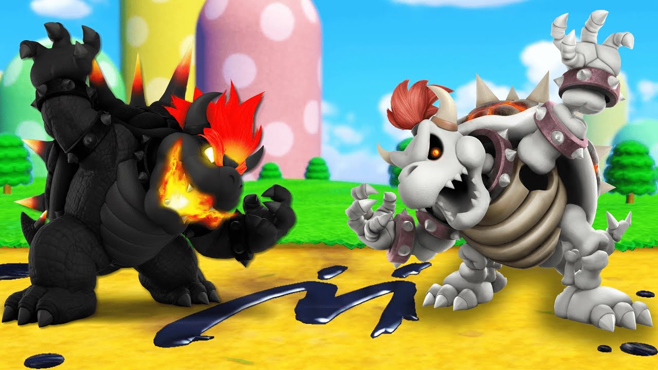 Dry Bowser Vs Bowser