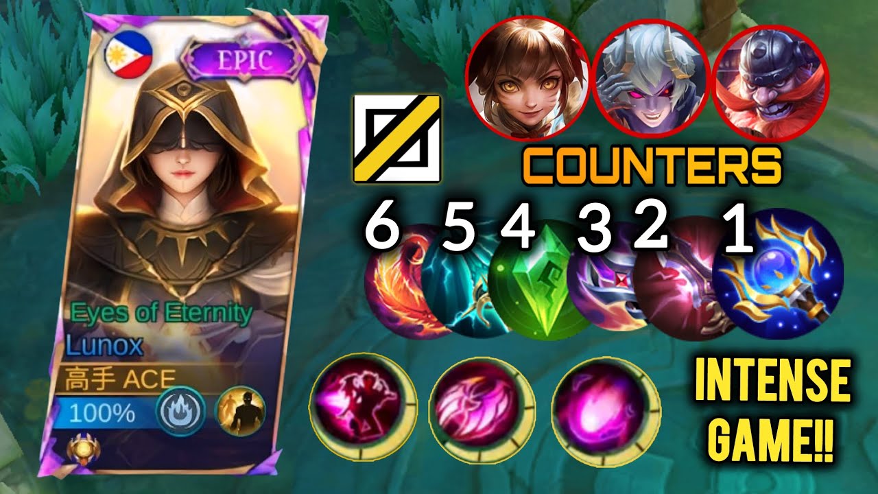 LUNOX CAN WIN AGAINST THESE COUNTERS?! LUNOX NEW ONE HIT COMBO BUILD ...