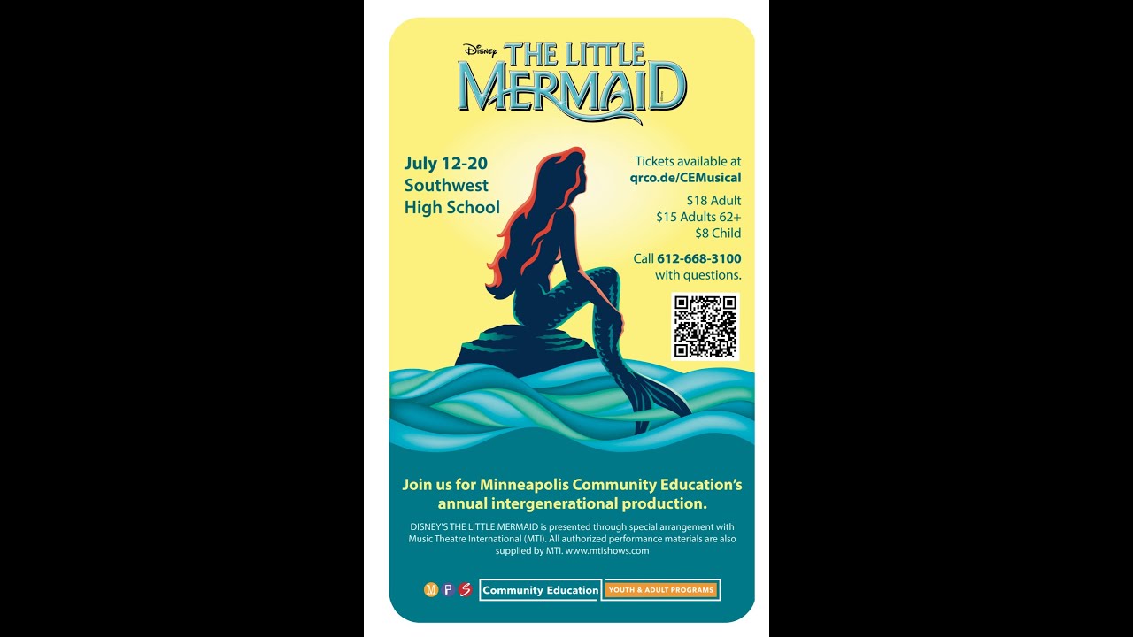 The Little Mermaid! Minneapolis Community Education - YouTube
