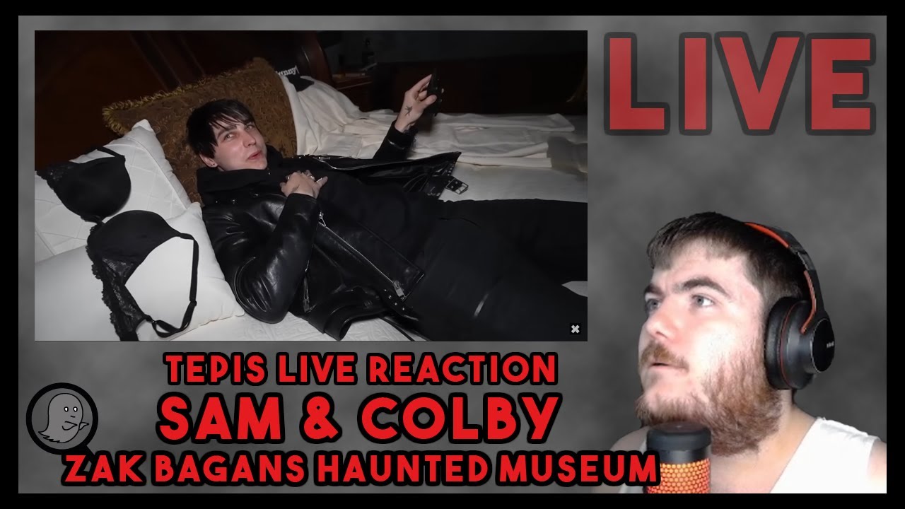 Sam and Colby At Zak Bagans Haunted Museum | TEPIS Live Reaction - YouTube