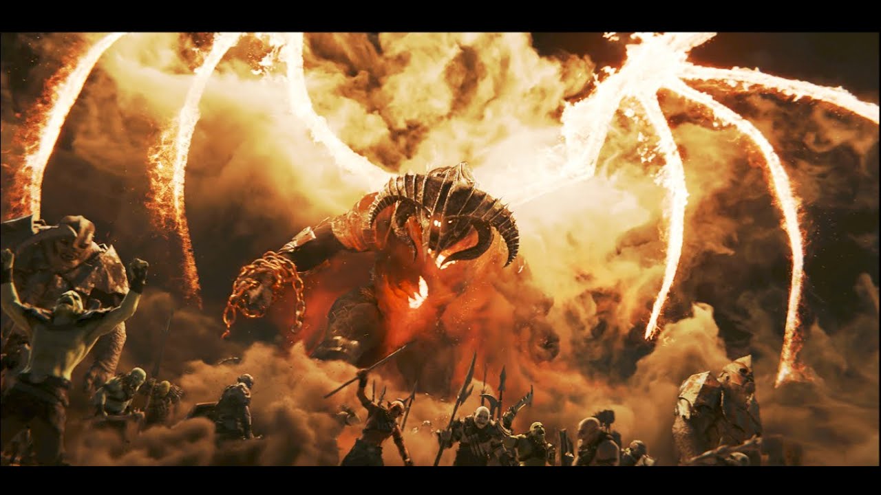 Middle-earth: Shadow of War: Balrog "Tar Goroth" Boss Fight - YouTube