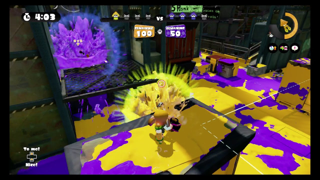 Splatoon: How did we claim the Splat Zones? (6-10, Slosher Deco) - YouTube
