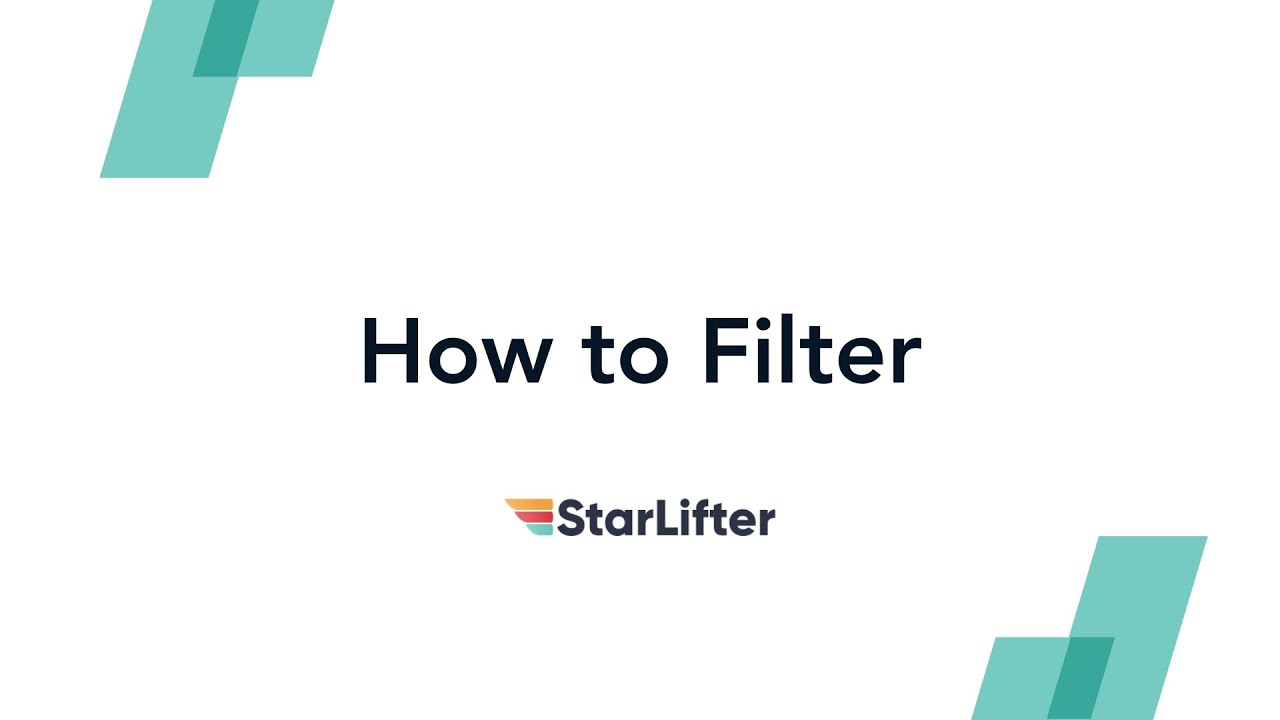 How to Filter in StarLifter - Tutorial - YouTube