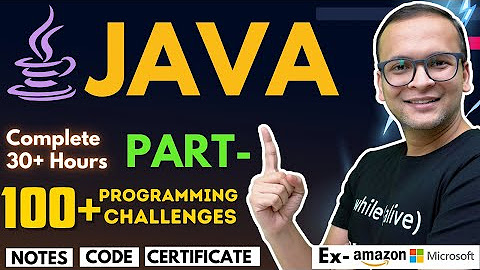 Java Complete Basics to Advanced with 100+ Programming Challenges - YouTube