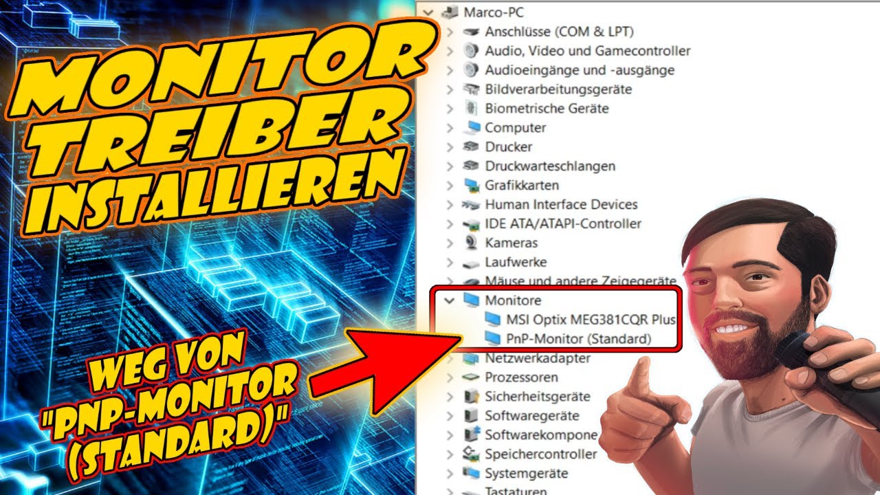 Monitor Treiber Installieren - am Beispiel MSI Optix MPG341CQR - 2022 ...