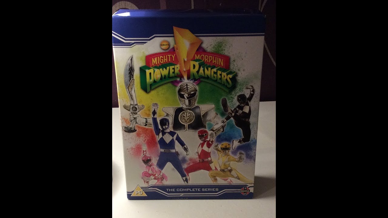 Mighty Morphin Power Rangers The Complete Series - Manga Dvd UK release ...