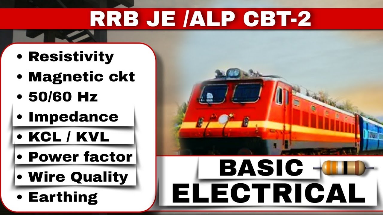 BASIC ELECTRICITY || ALP CBT-2|| RRB JE CBT-2 || Electrical engineering #top - YouTube