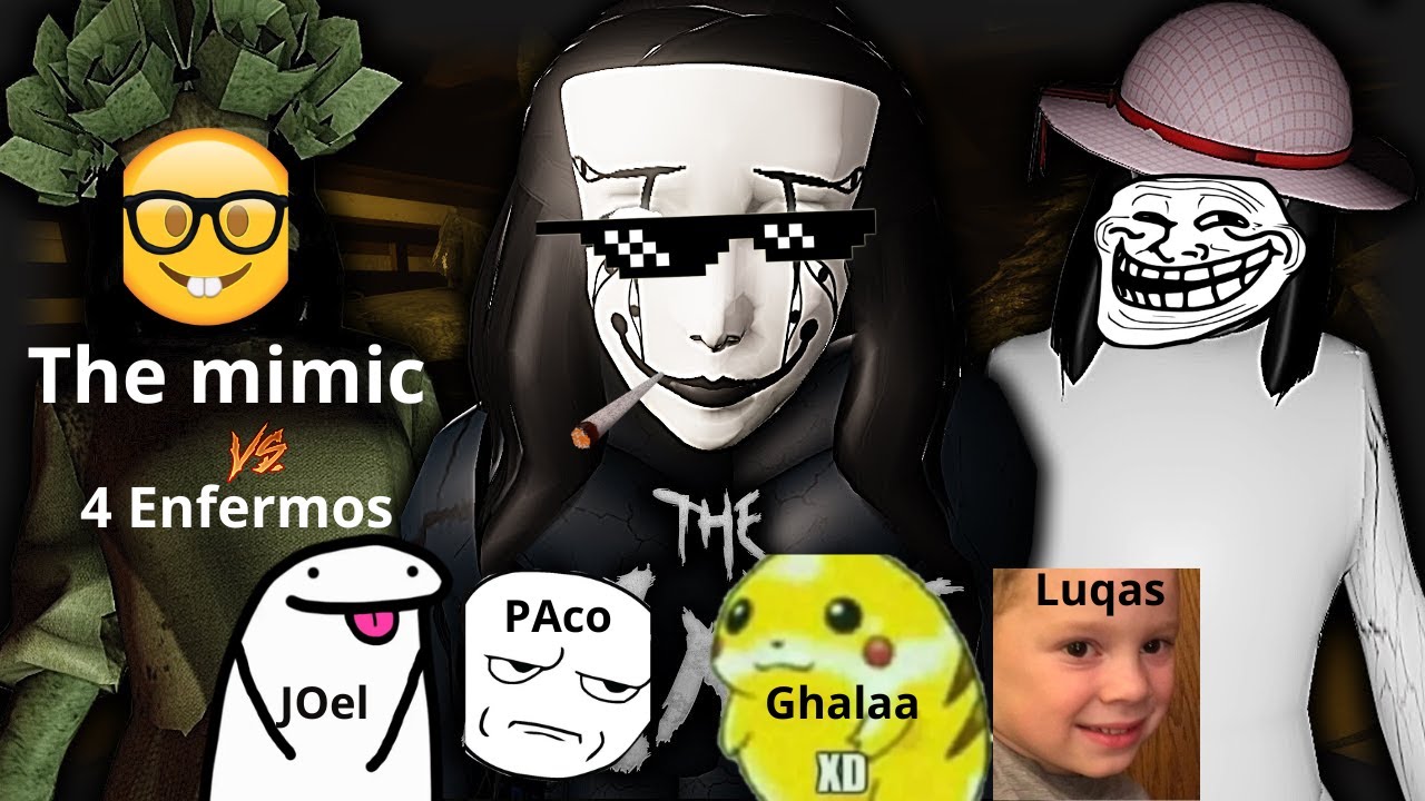 The mimic vs 4 enfermos POBRE LUCAS || inuliman - YouTube