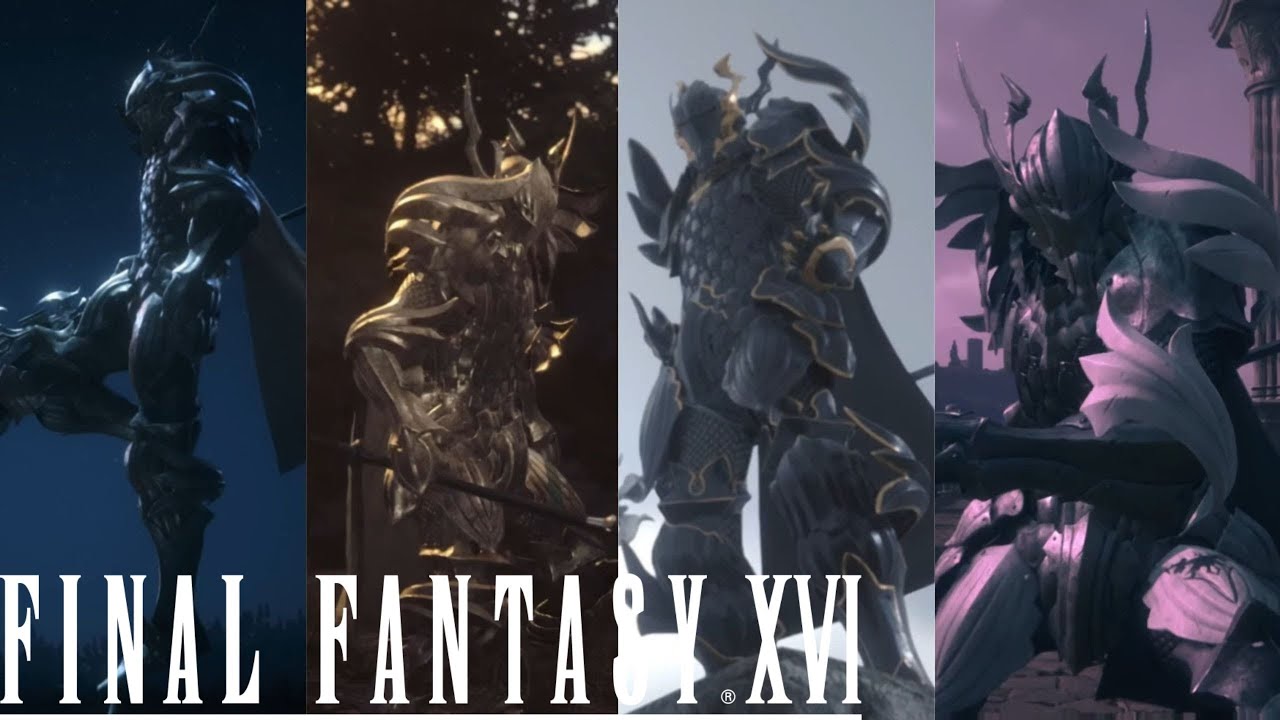 All Dragoon Boss Fights - Final Fantasy XVI - Final Fantasy Mode - YouTube