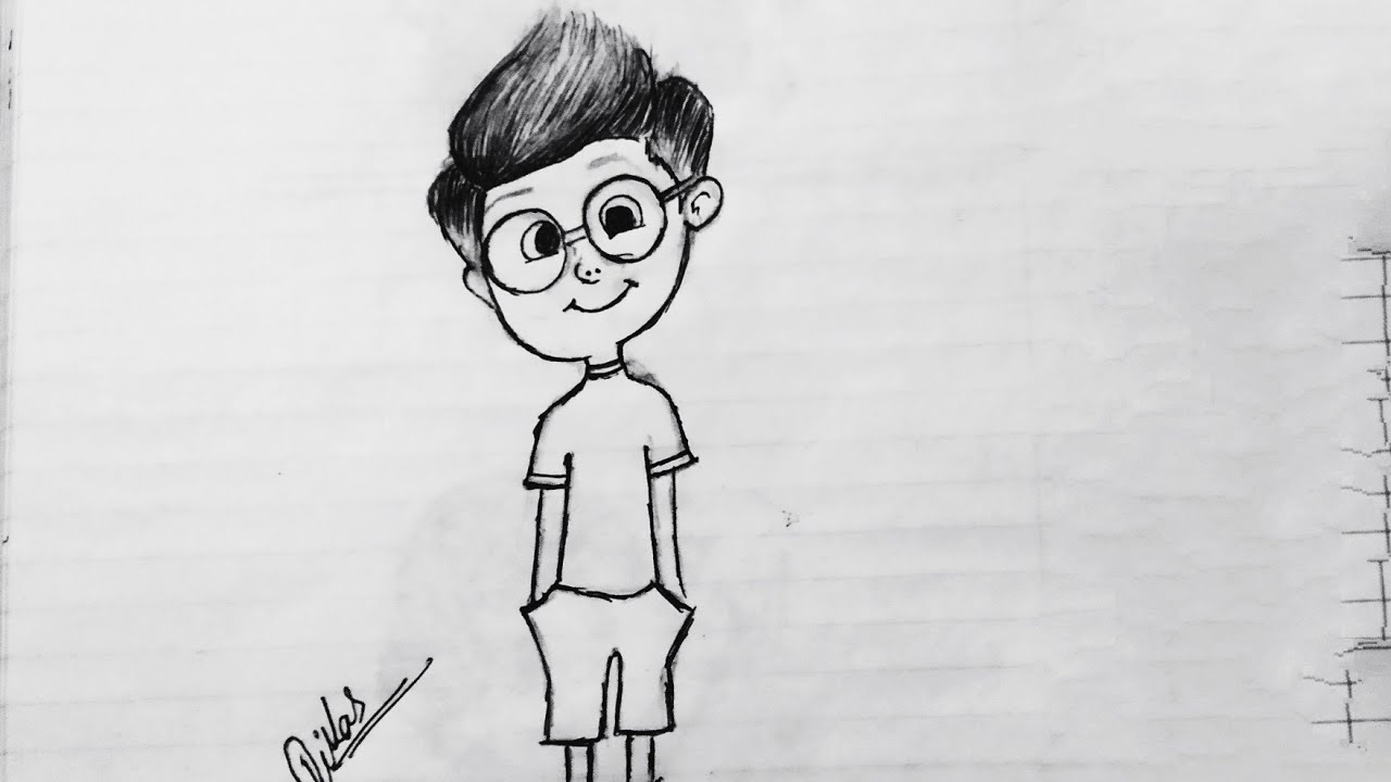 how to draw cute boy drawing//for the beginner #howtodraw #how # ...