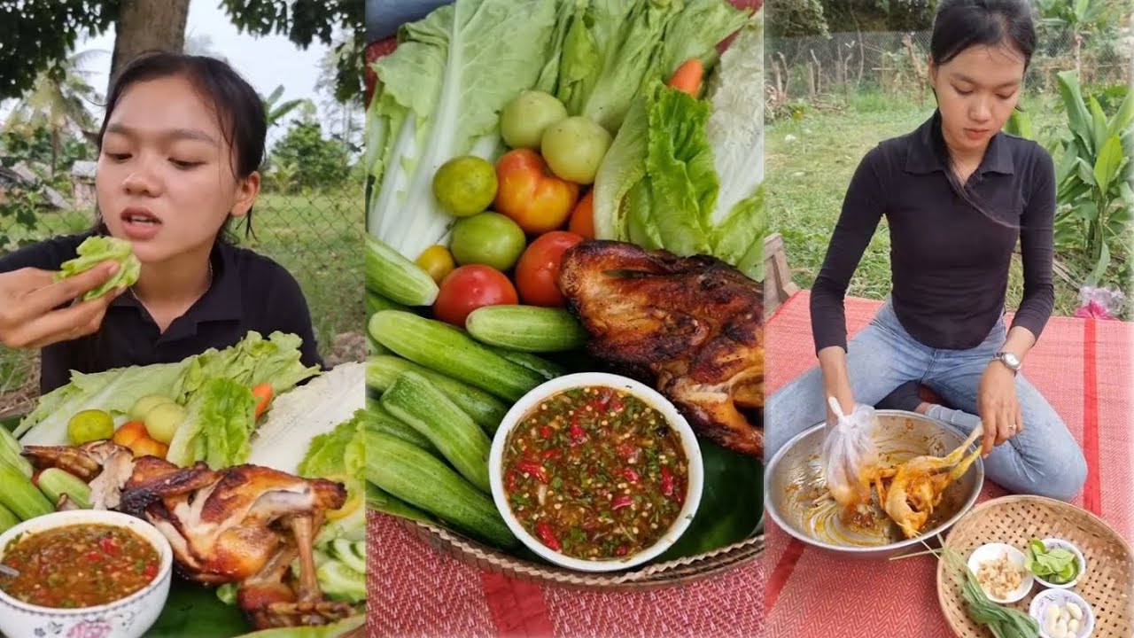I have never eaten such delicious chicken! Khmer chef teaches me this ...