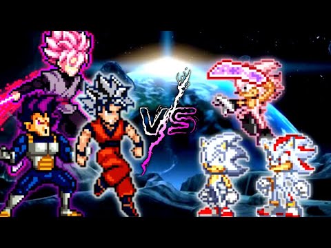 Goku DB V2 OP (Zeed), Vegeta V2 OP & Goku B SSR V2 OP VS Sonic C V3 OP ...
