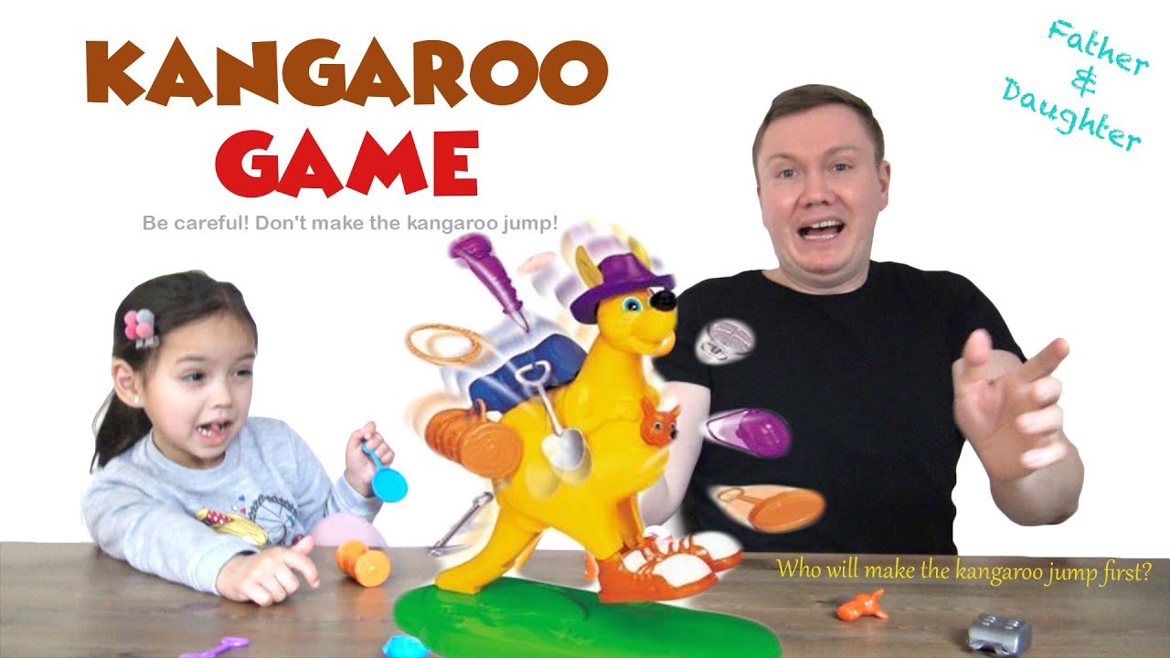 Kangaroo Game with Prize | Father and Daughter - YouTube