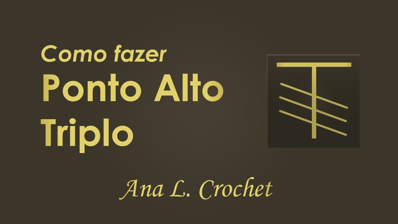 COMO FAZER PONTO ALTO TRIPLO - YouTube