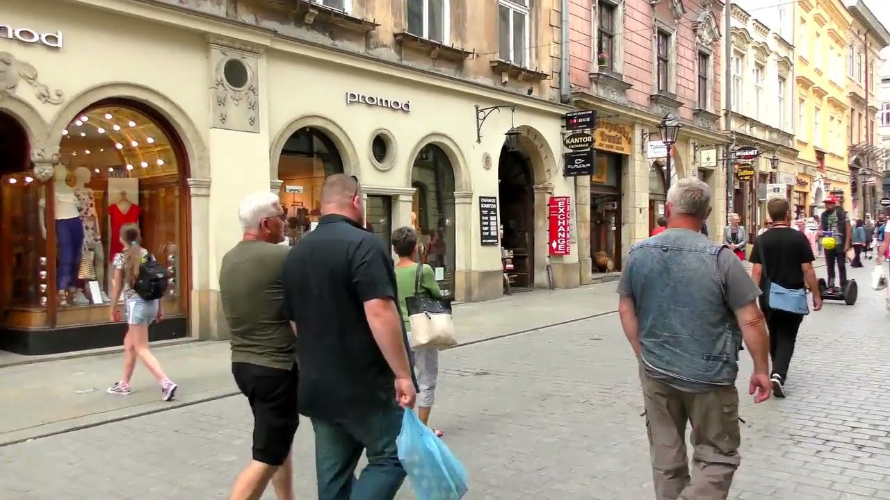 FLORIANSKA Street - Ulica Florianska Krakow - Poland (4K) - YouTube