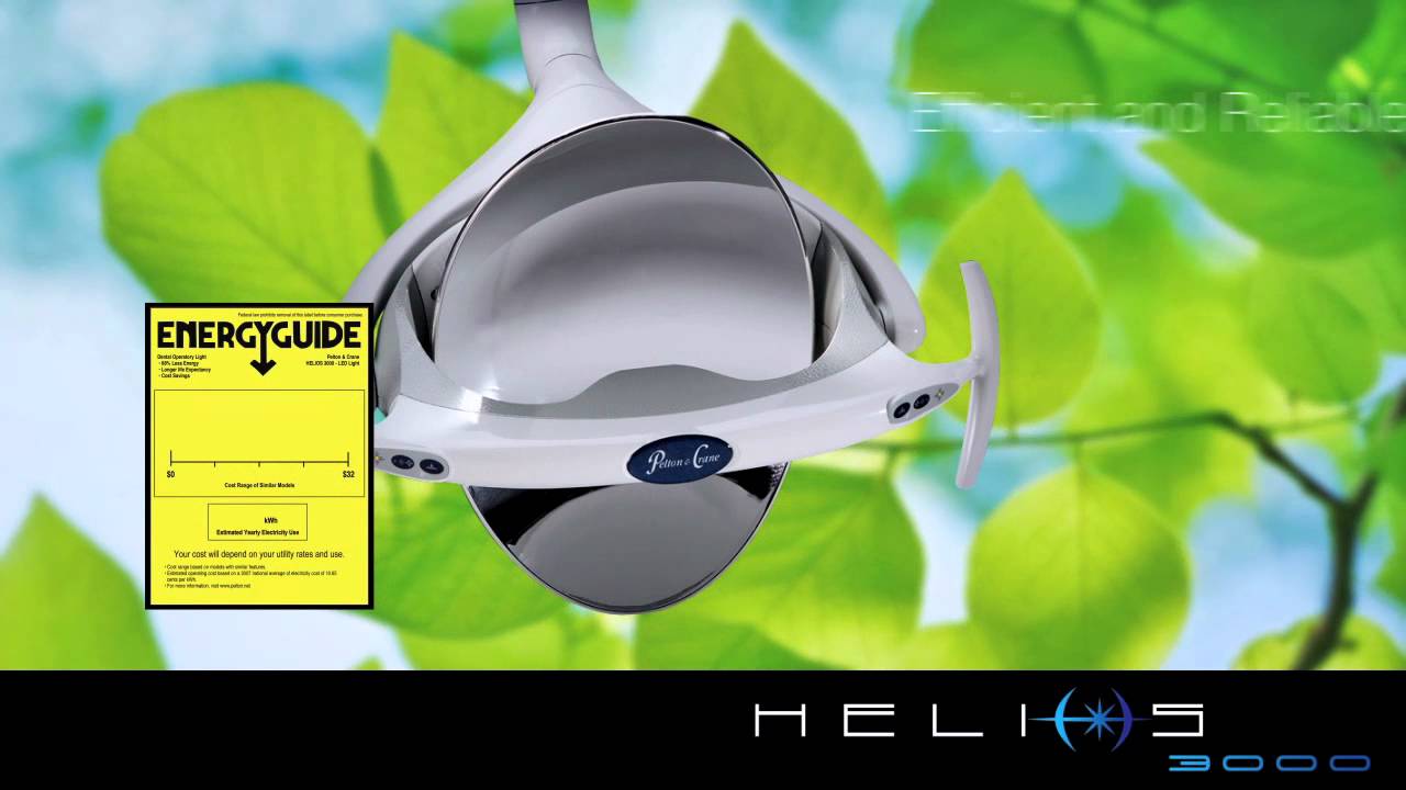 Helios 3000 LED Operating Light from Pelton & Crane - YouTube