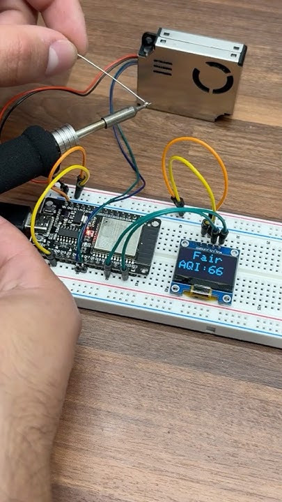Esp32 air quality sensor #airquality #viralshorts #circuitdesign #diy # ...