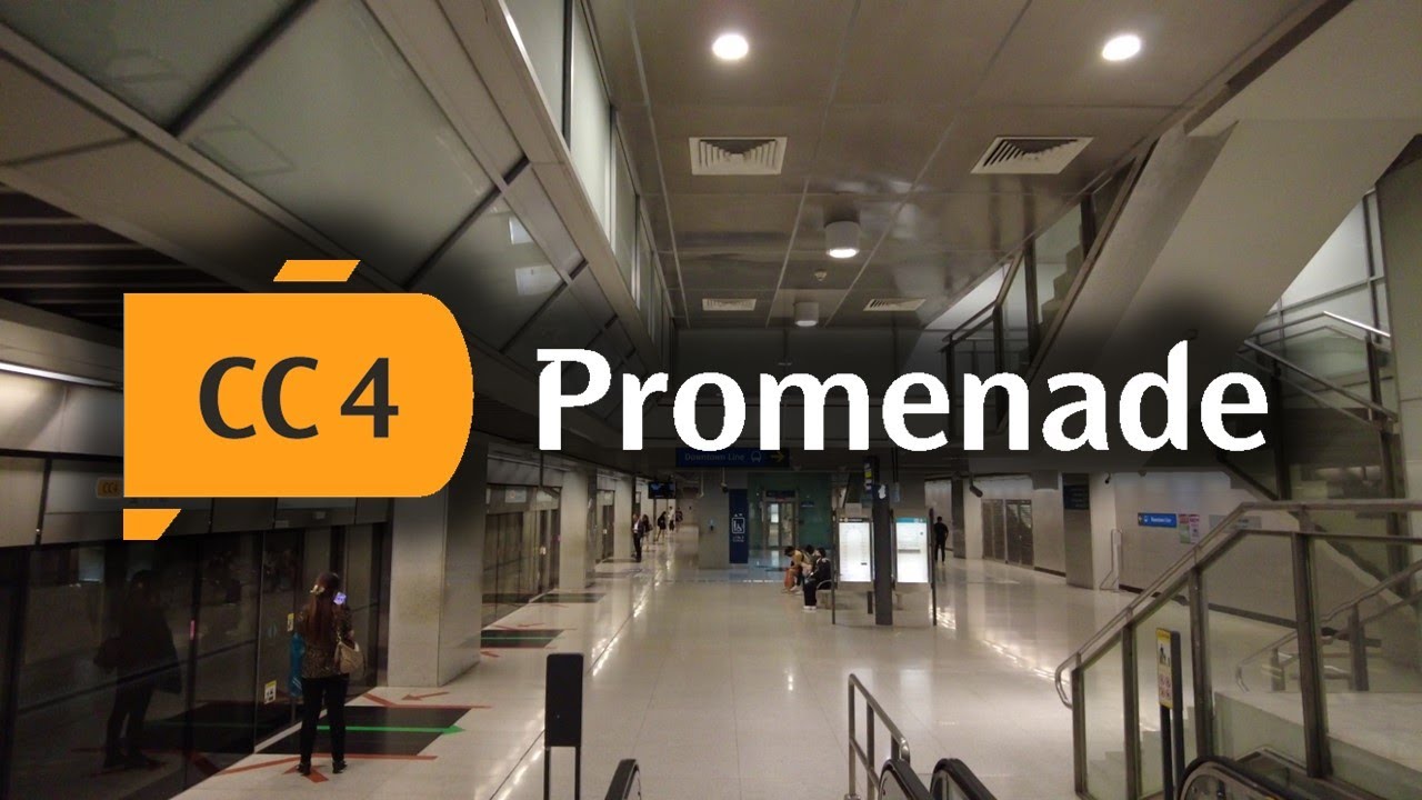 CC4 Promenade MRT Station: Exit C to Platforms | Circle Line - YouTube