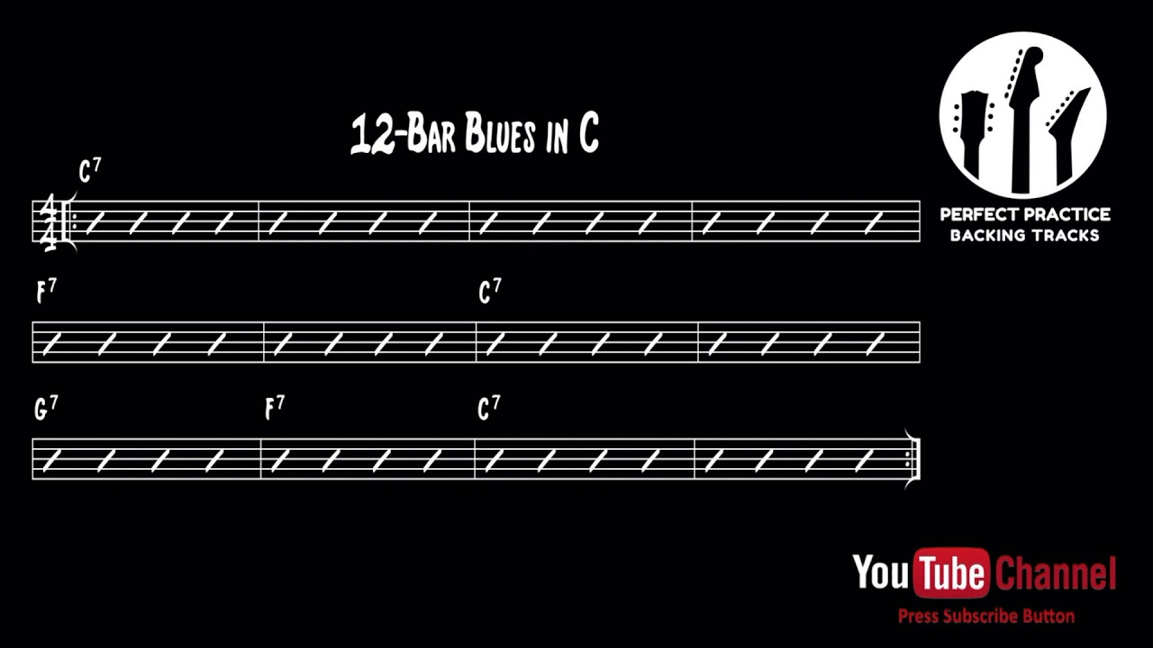 12-Bar Blues Backing Track in C - YouTube