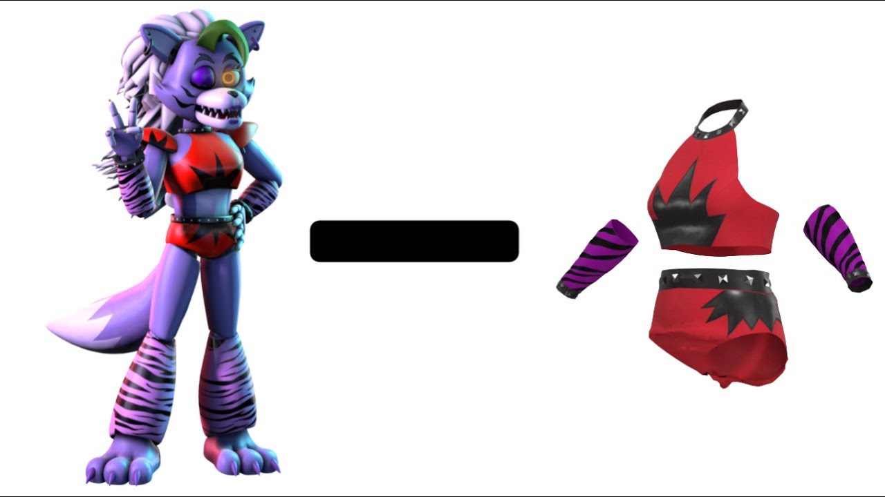 ROXANNE WOLF - ALL CLOTHES ??? FNAF ANIMATION PART 9 - YouTube
