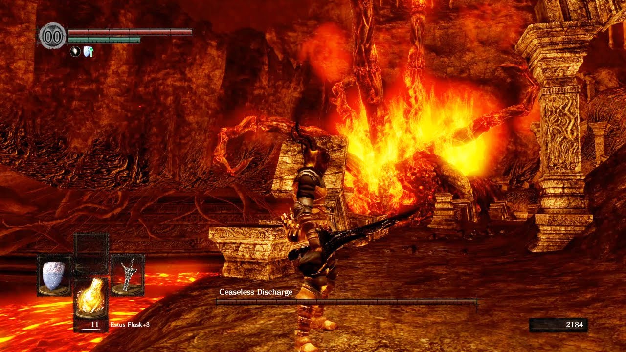 Dark Souls Remastered: Ceaseless Discharge Boss Fight EASY WAY (1080p ...
