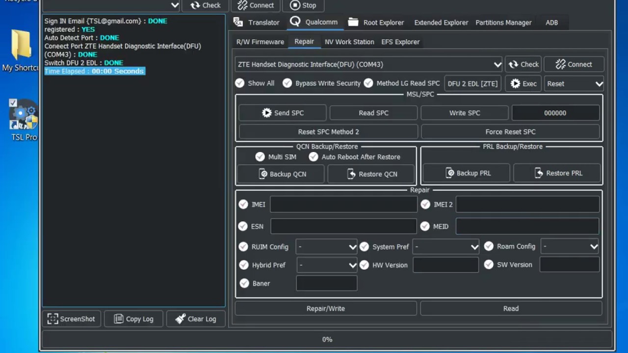 DFU 2 EDL ZTE Qualcomm Devices By TSL Pro - YouTube